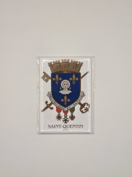 Magnet blason de Saint-Quentin | Office de tourisme du Saint-Quentinois